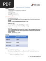 Swimming Pool Calculation | PDF | Swimming Pool | Pump