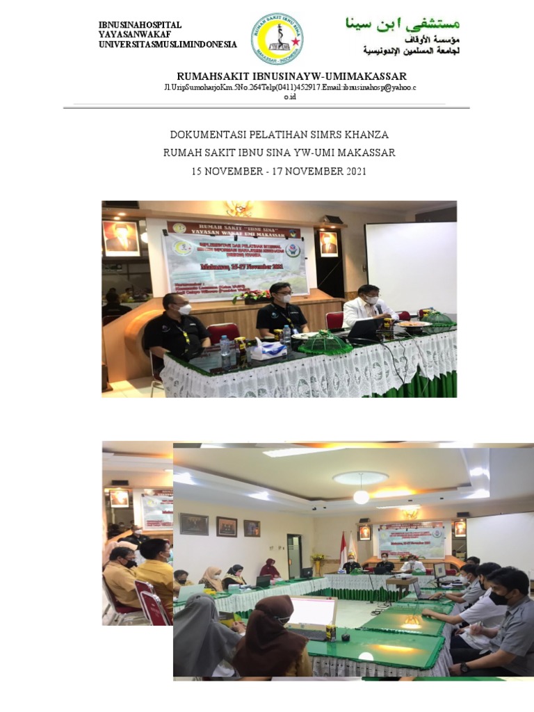 Pelatihan SIMRS di RS Ibnu Sina Makassar | PDF