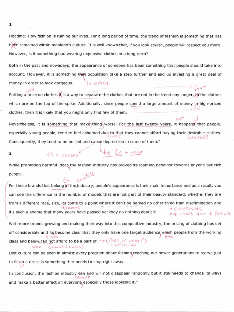 FCE B2 Writing | PDF | Fashion | Clothing