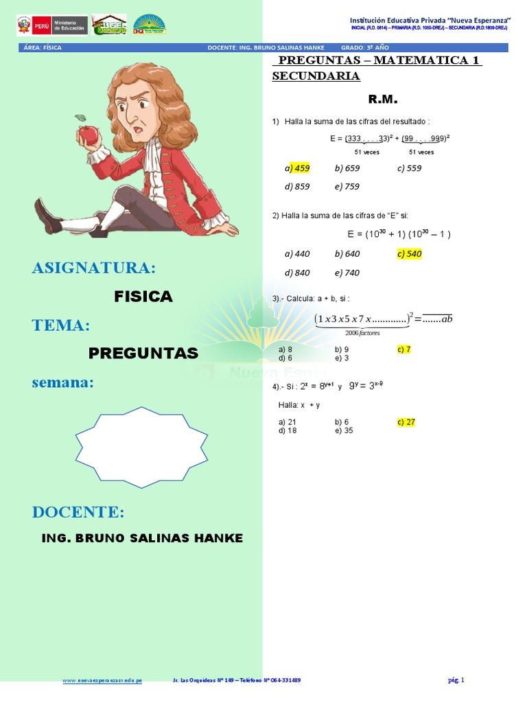 4to Secundaria Rm Pdf