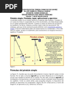 Péndulo Simple. Fórmulas, Leyes, Aplicaciones y Ejercicios | PDF ...