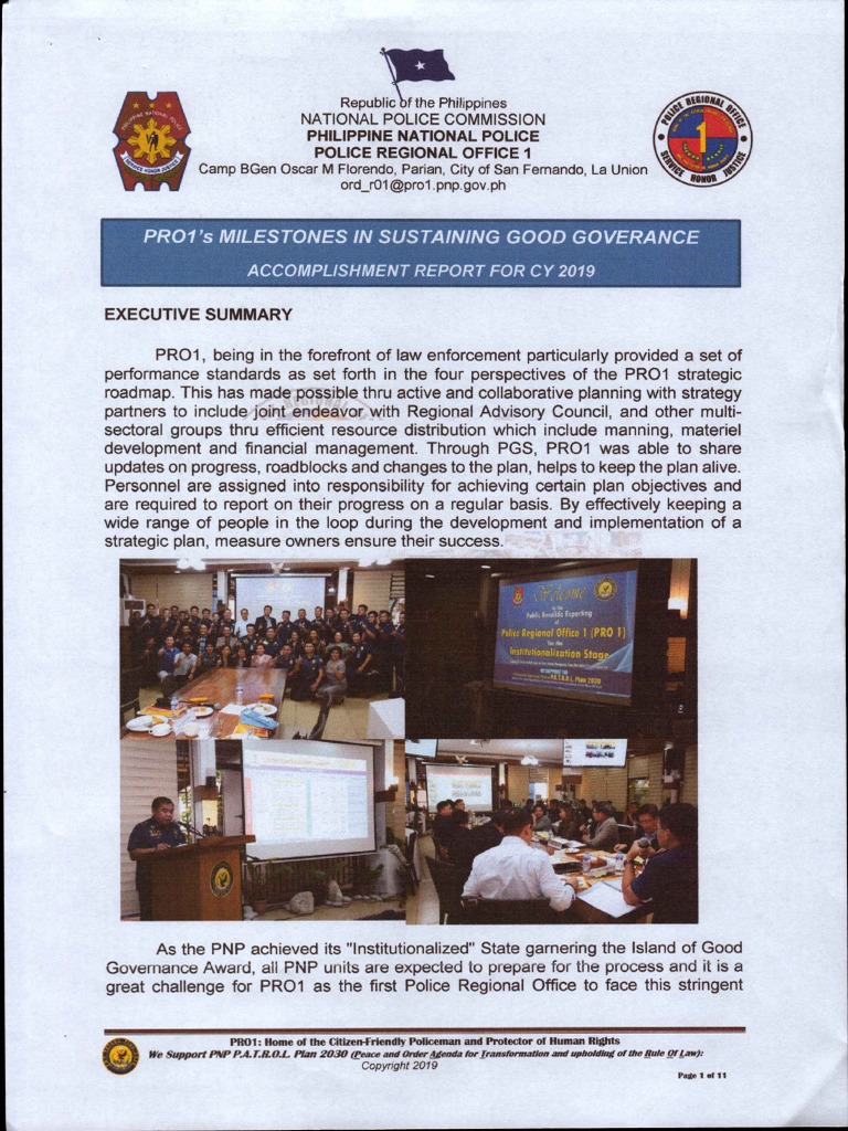 Year-End Accomplishment Report of Strategy Partners (PSMU TWG and AC) | PDF