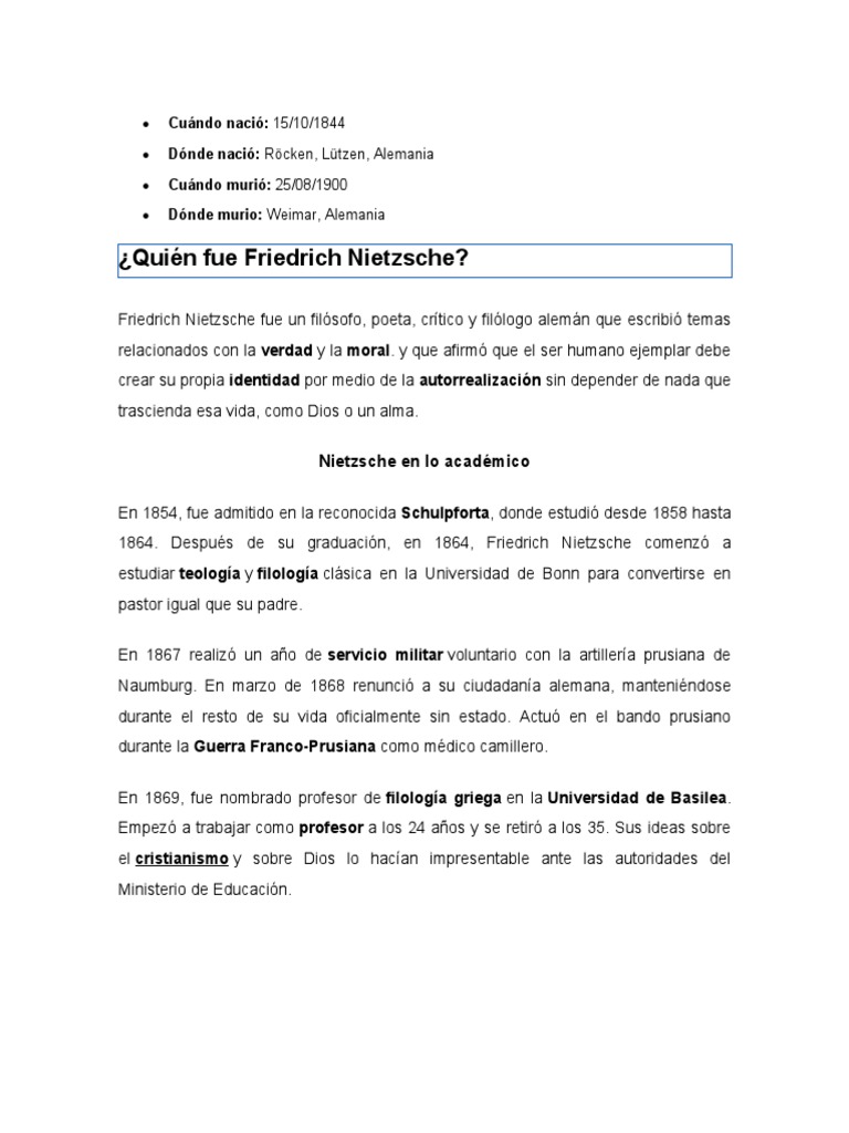 Nietzsche Art | PDF | Friedrich Nietzsche | Moralidad