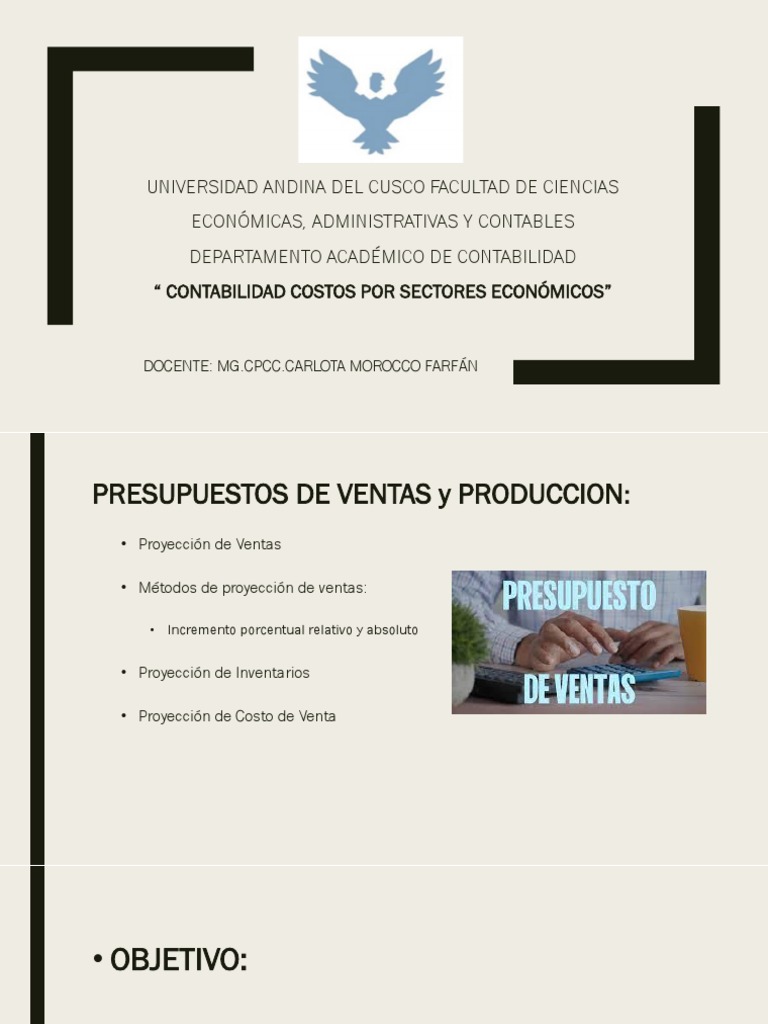 Contabilidad-Costos Por Sectores Economicos 2022-02 | PDF | Presupuesto ...