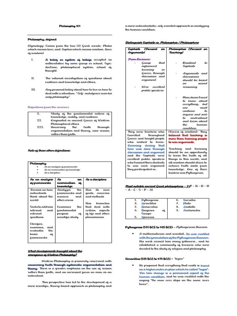 Philosophy 101 | PDF | Truth | Reality