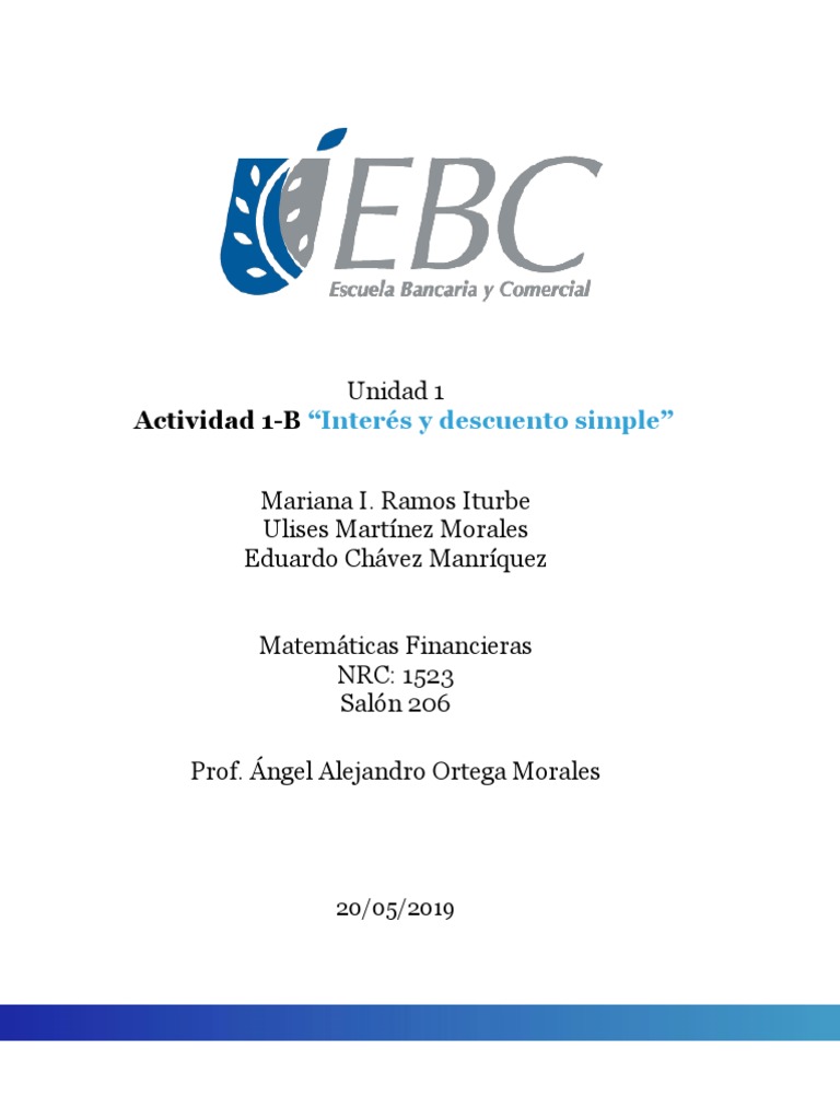 Act 1B Matemáticas | PDF