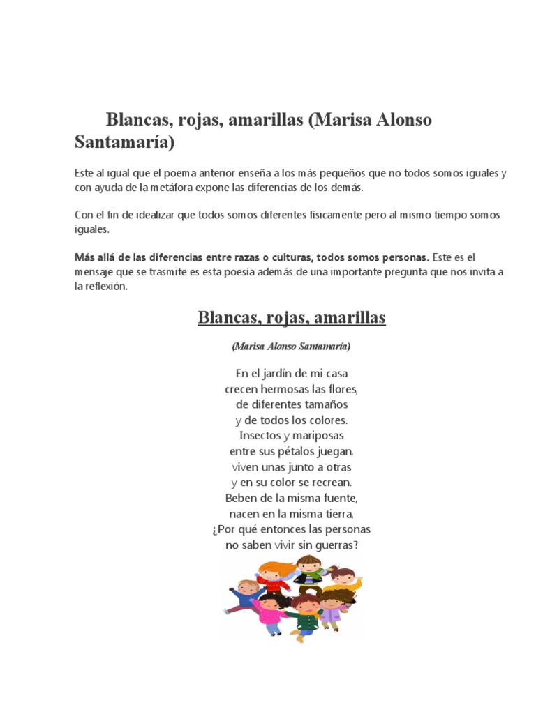Poema Niños | PDF