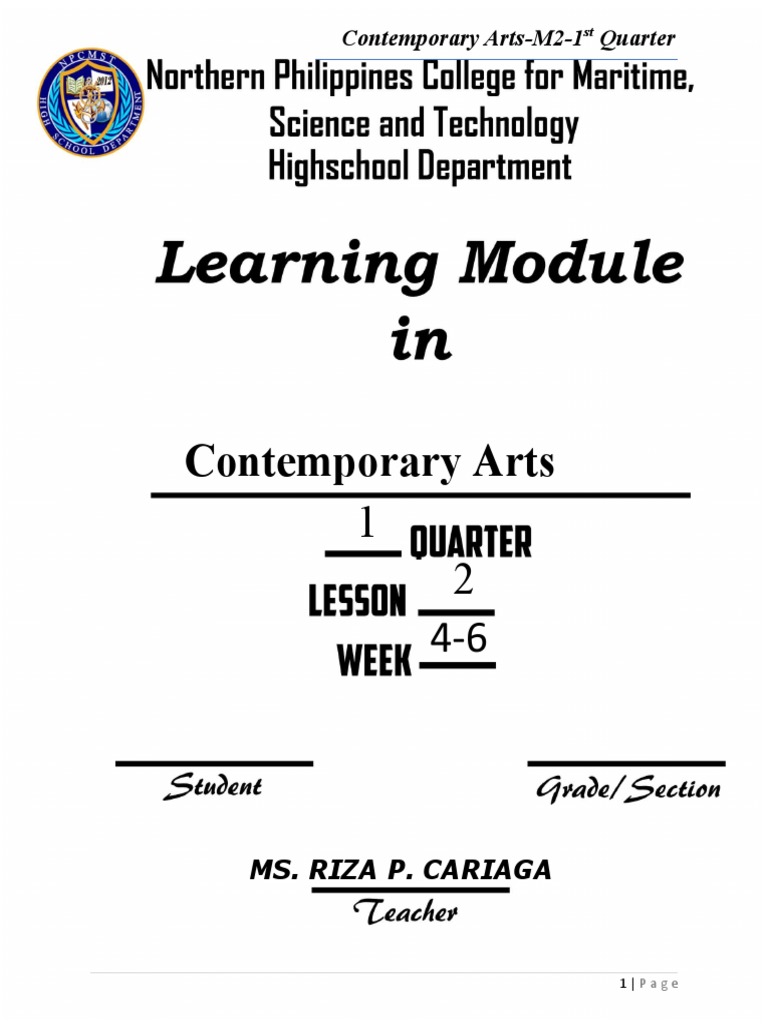 Contemporary m2 | PDF | Composition (Visual Arts) | Aesthetics