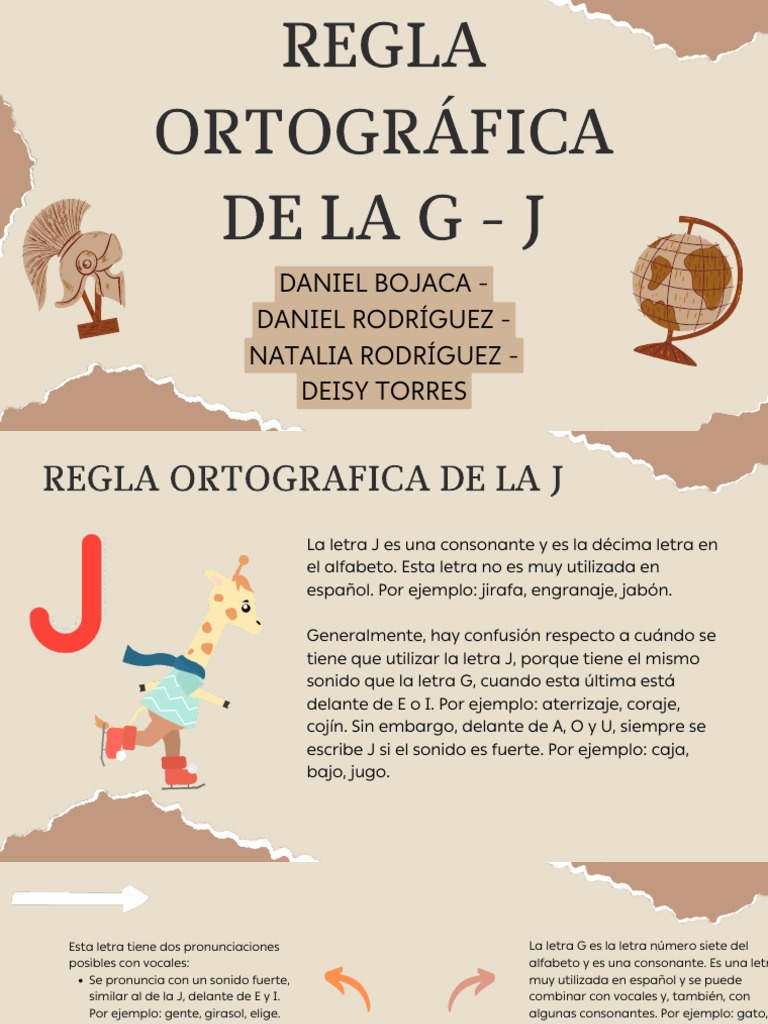 Regla de La G y J | PDF | Lingüística | Comunicación humana