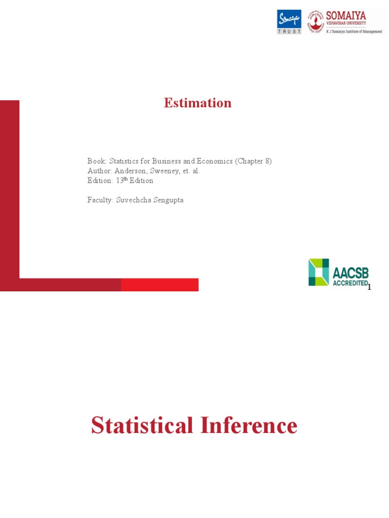 Lecture 5 - Interval Estimation | PDF | Estimator | Confidence Interval Lecture 5 - Interval Estimation | PDF | Estimator | Confidence Interval