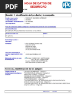 3 - Ficha de Seguridad THINNER (Sga) | PDF