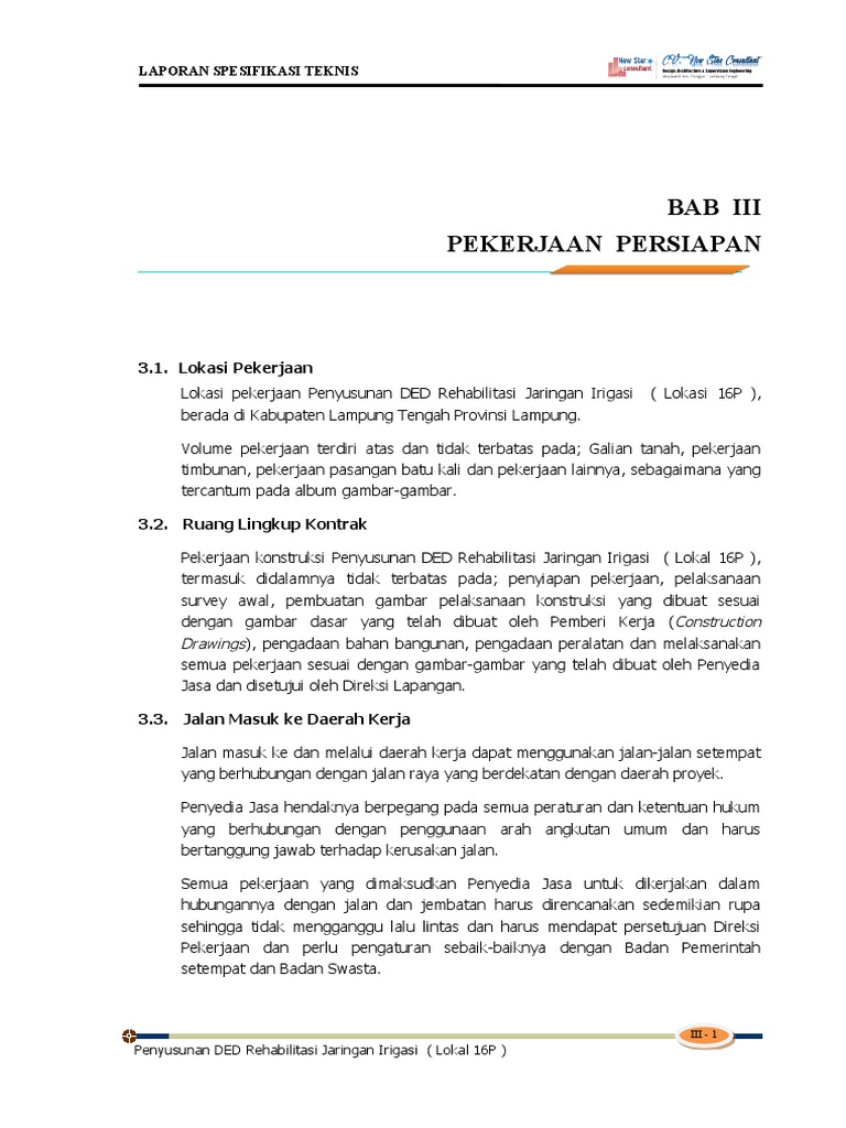 03 - Pek Persiapan | PDF