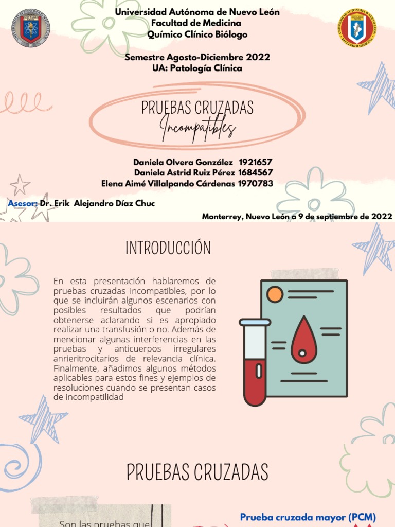 Seminario 5 Pruebas Cruzadas Incompatibles | PDF | Anticuerpo ...