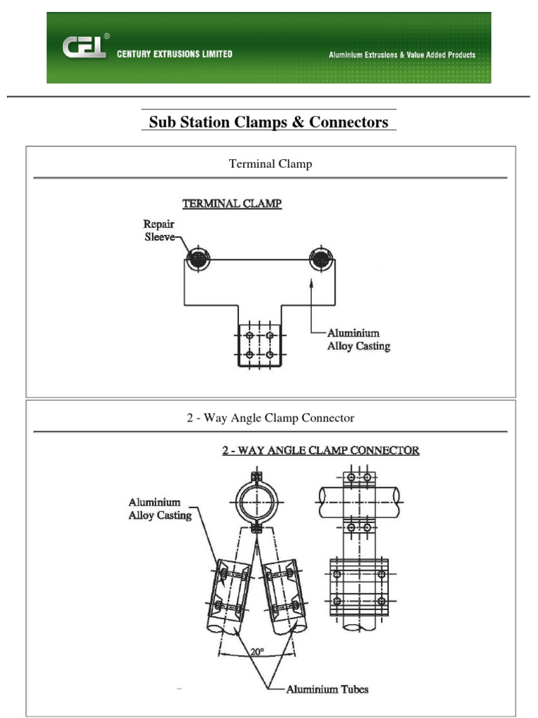Substation Clamps & Connectors Guide | PDF | Home & Garden