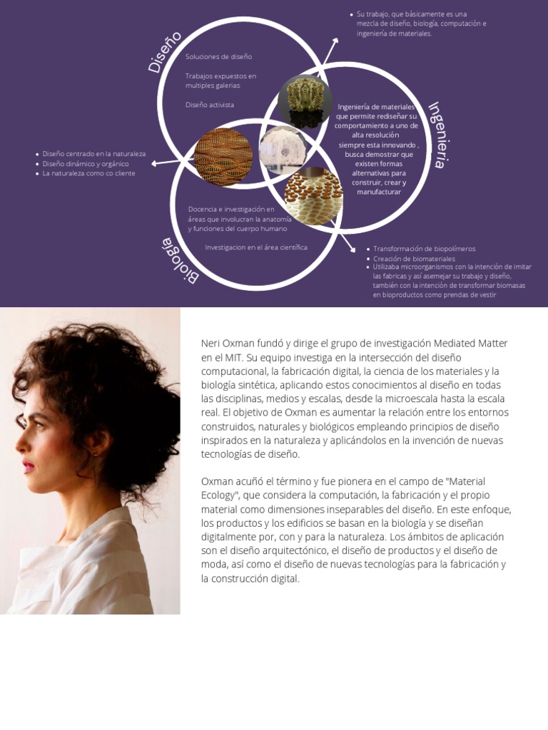 Neri Oxman | PDF | Diseño | Ingeniería