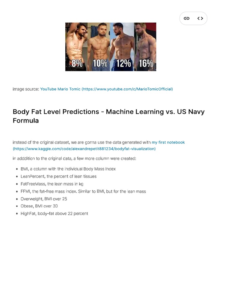 Body Fat Prediction | PDF