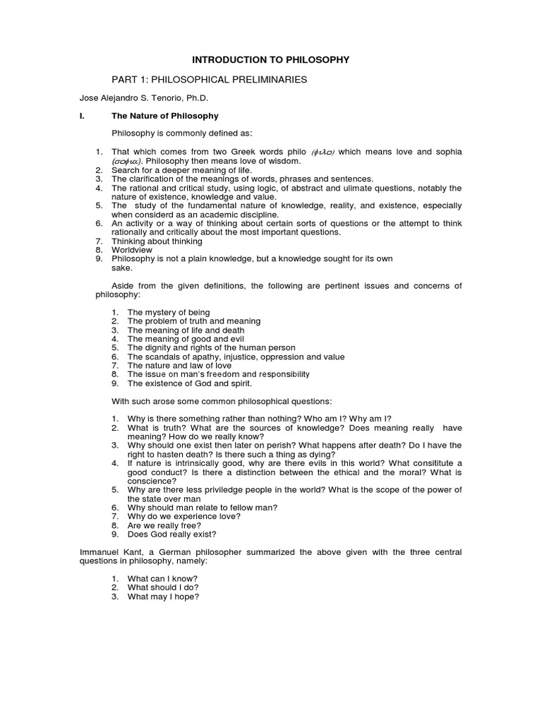 An Introduction To Philosophy | PDF | Age Of Enlightenment | Renaissance