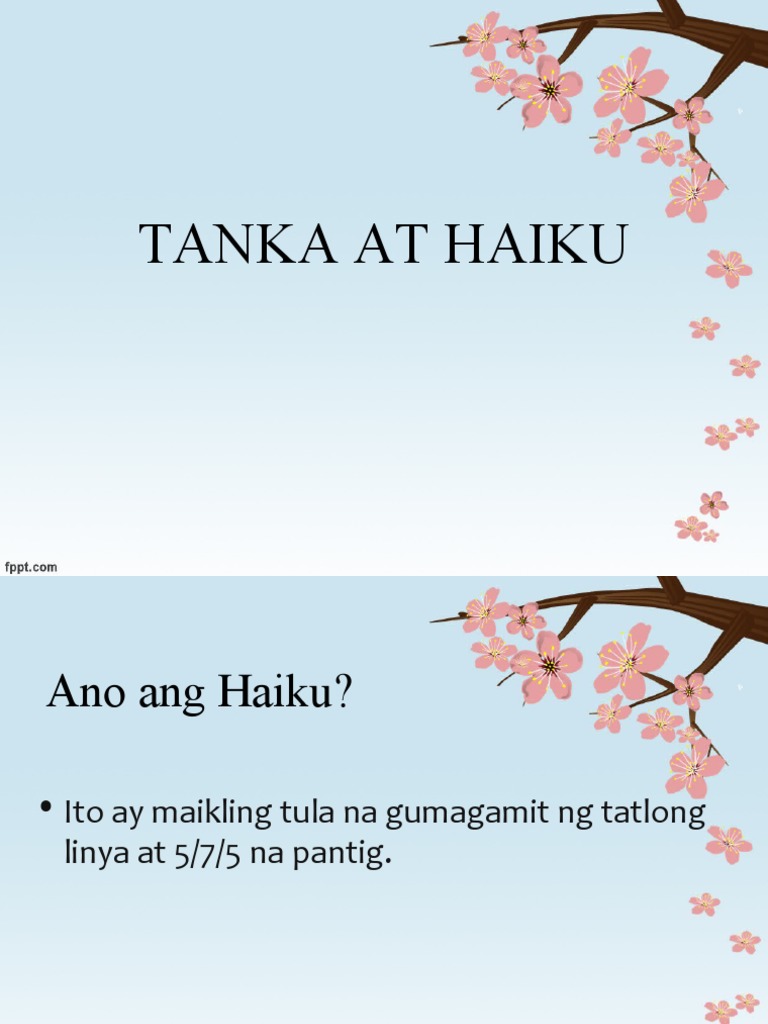 Tanka at Haiku | PDF