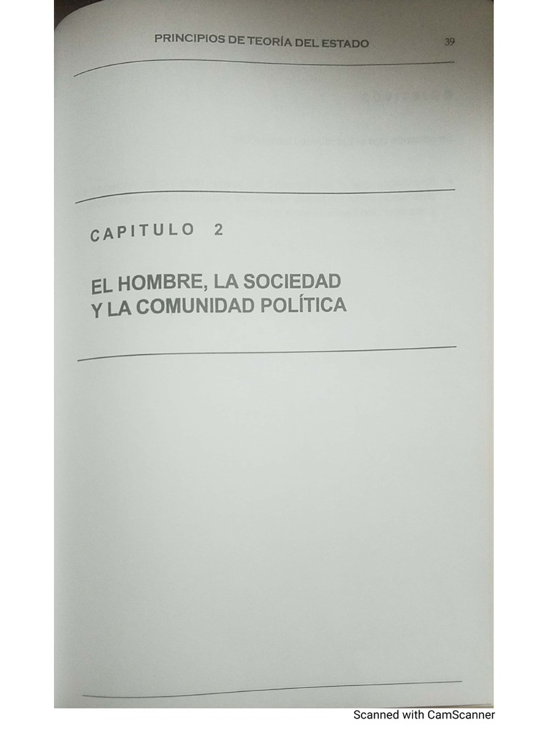 Capìtulo 2-Principios Teoria Del Estado | PDF