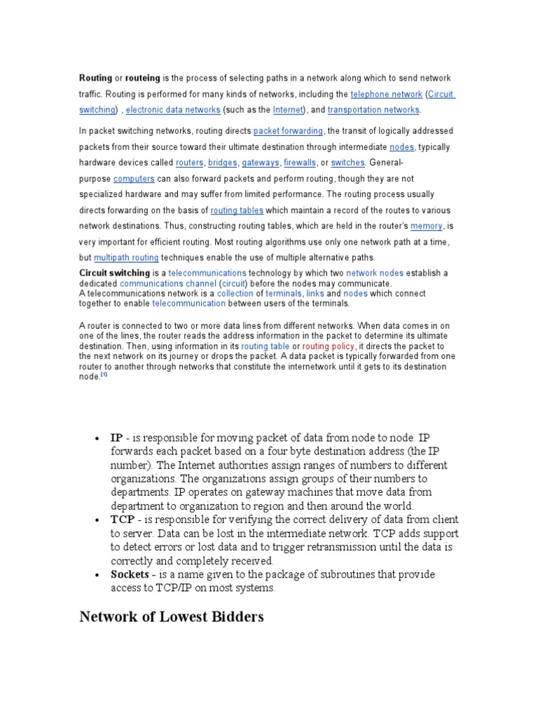 Networking | PDF | Router (Computing) | Computer Network