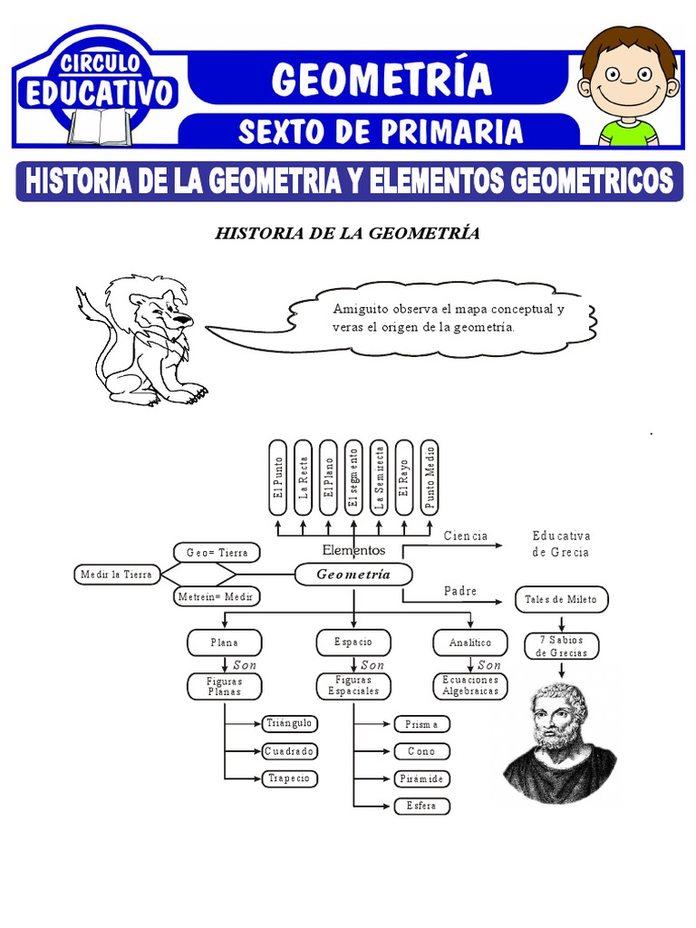 Origen de la geometría y sus elementos básicos | PDF | Geometría ...