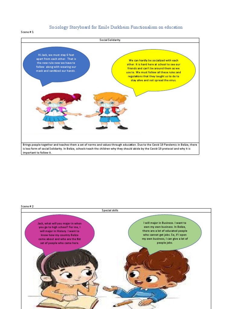 Belize Education & Social Roles | PDF | Institution | Émile Durkheim