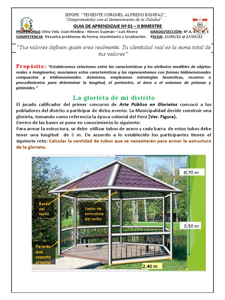 Construcción de la Glorieta en el Distrito | PDF | Arte