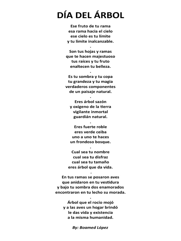 Día Del Árbol | PDF