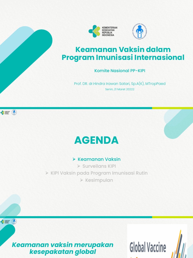 PERALUMNI Keamanan Vaksin Internasional | PDF