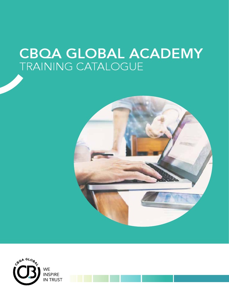 CBQA Global Training Catalog (241121) | PDF | Iso 9000 | Quality ...