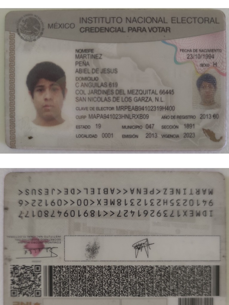 credencial INE | PDF