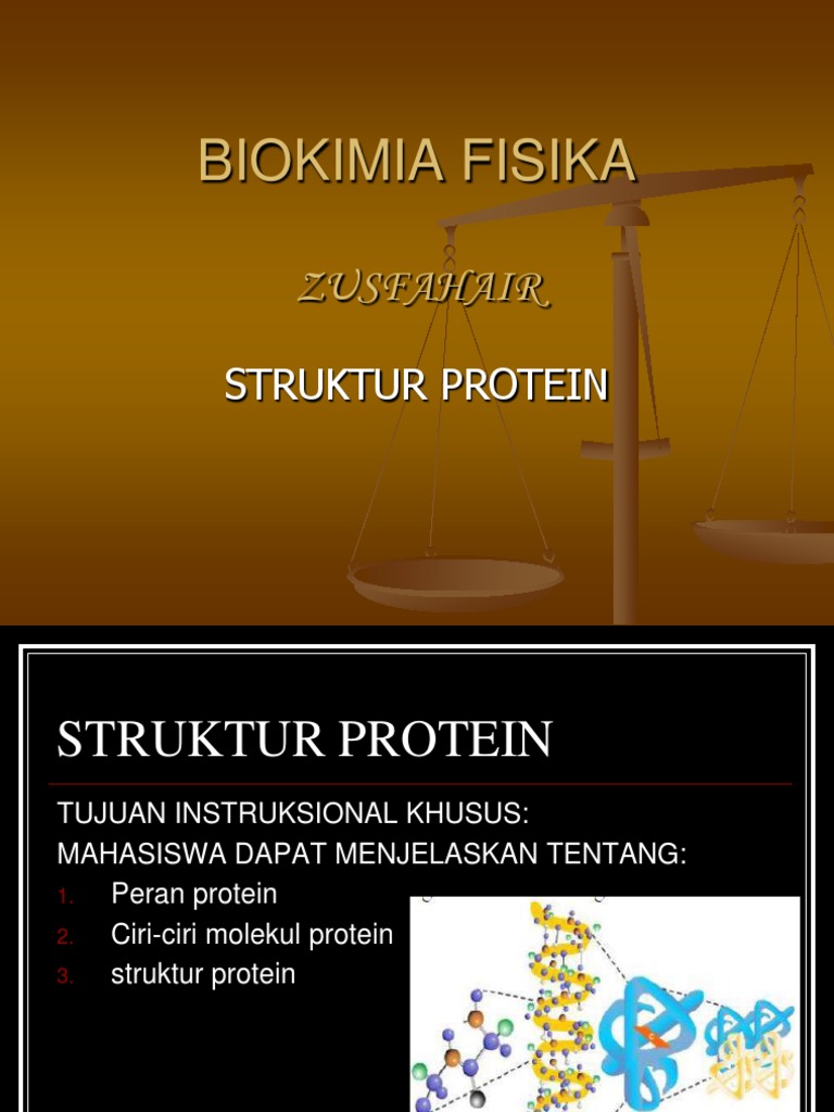Struktur dan Ciri Protein Biokimia | PDF