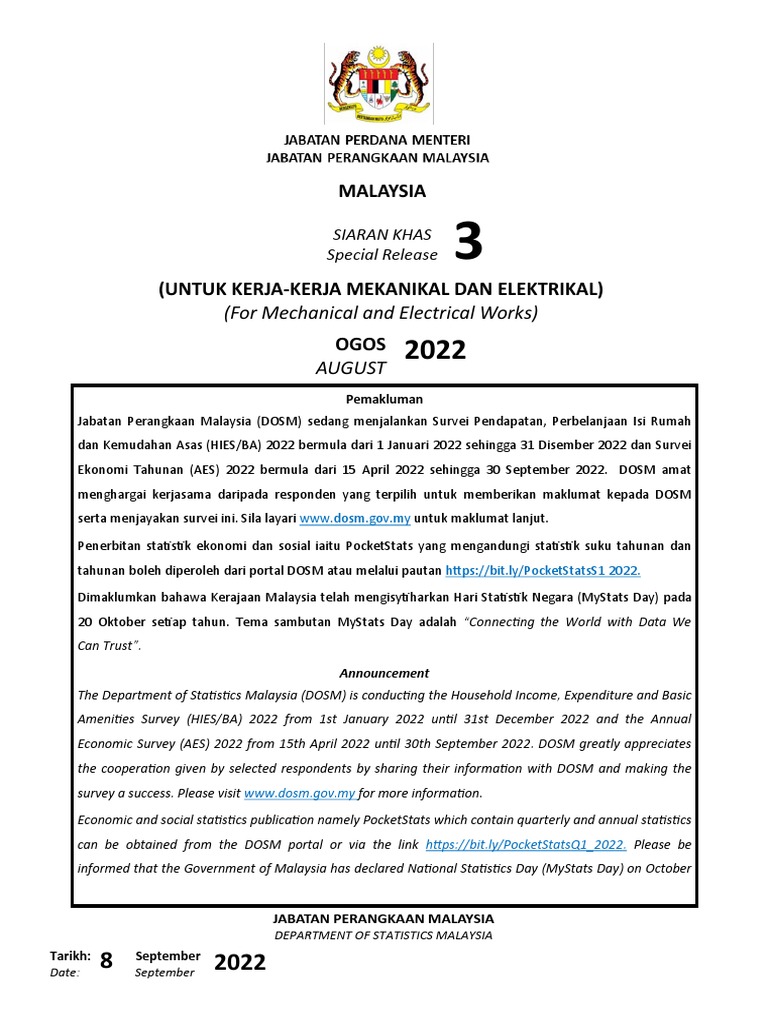 Siaran Khas 3 (Msia) Ogos 2022 | PDF