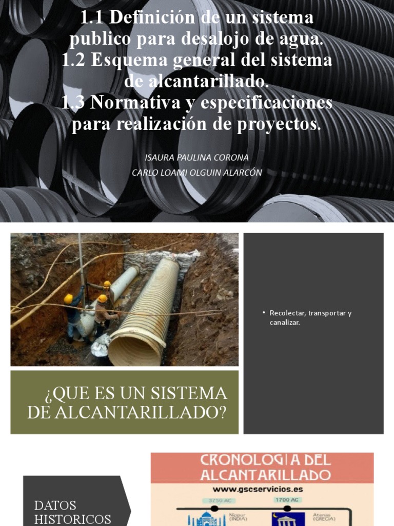 Introducción A Sistemas de Alcantarillado | PDF | Alcantarillado | Aguas residuales