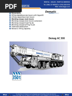 Liebherr LTM 1300 Load Chart | PDF