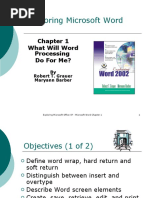 Basic Parts of MS Word Window | PDF | Microsoft Word | Window (Computing)