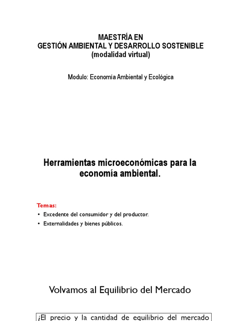 Clase 2 - Excedente Del Consumidor y Productor | PDF | Excedente ...