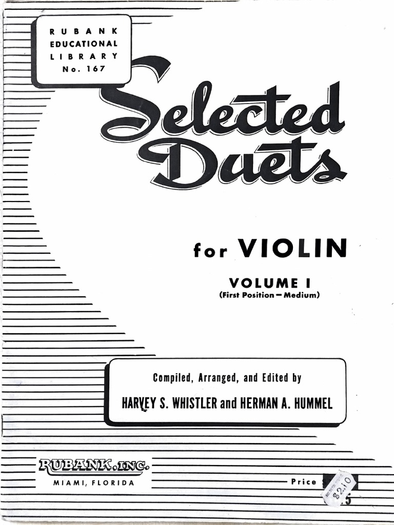 Duets For Two Violins-Mixed | PDF