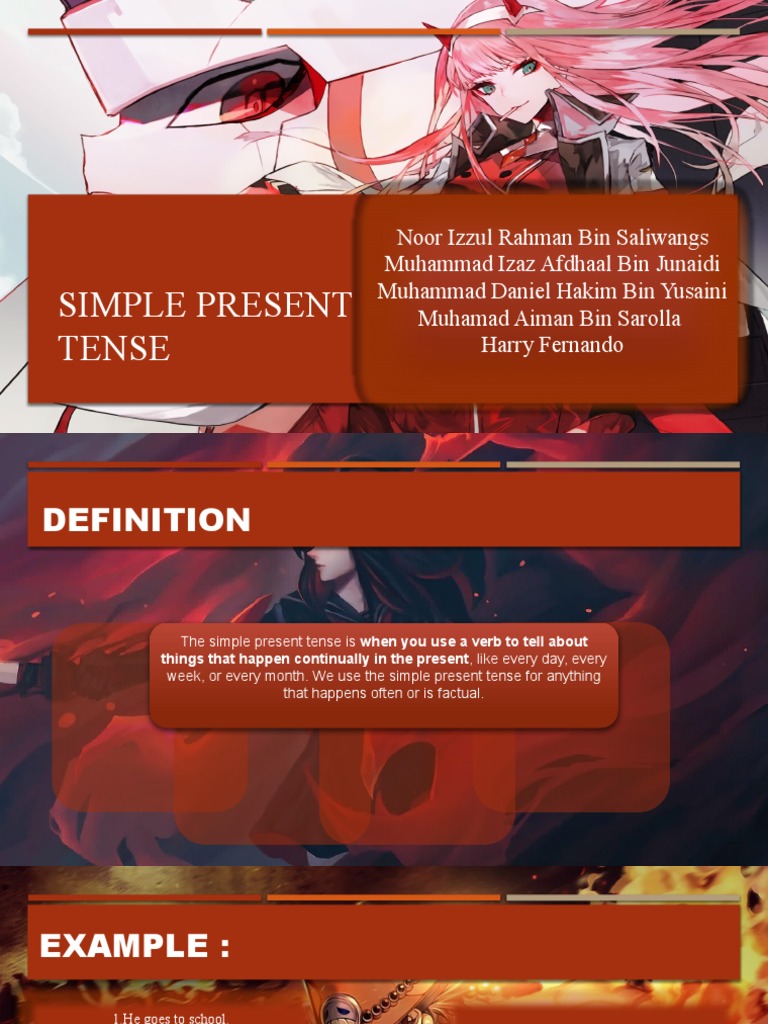 The Simple Present Tense Explained | PDF | Language Families ...