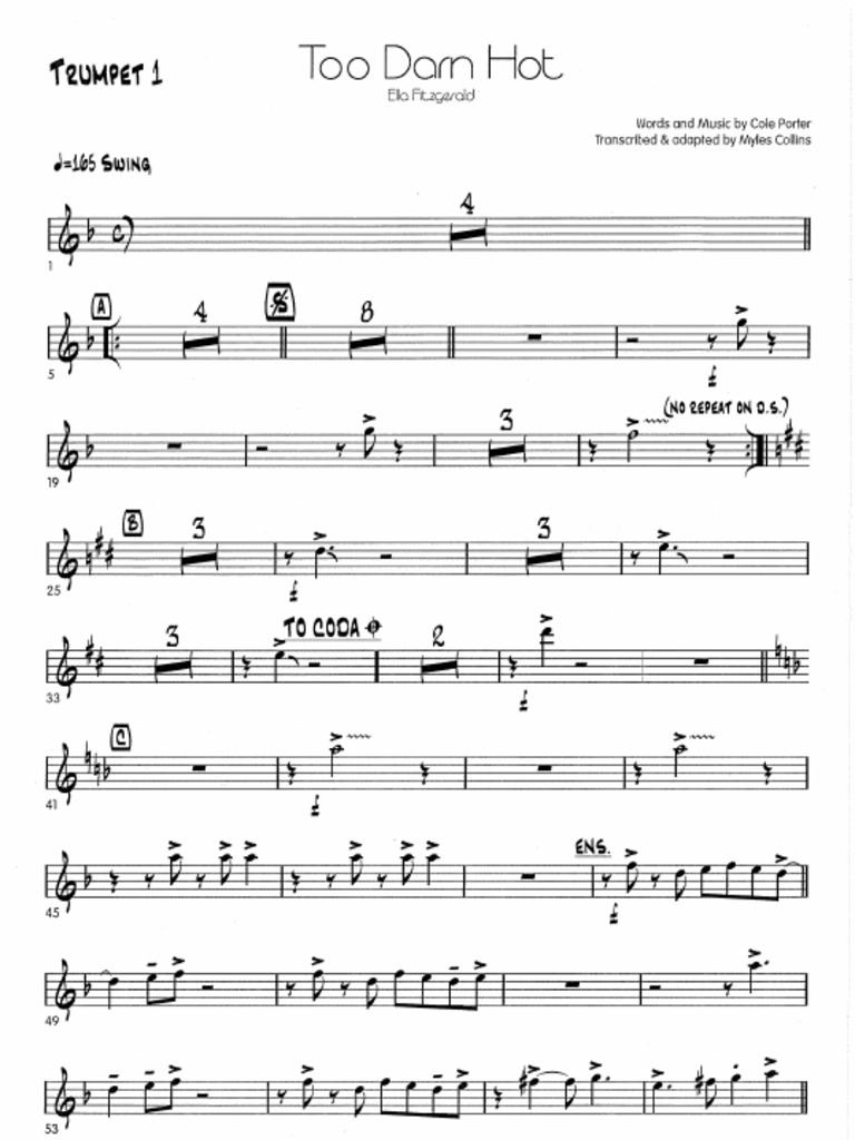 Too Darn Hot-Tp1 | PDF