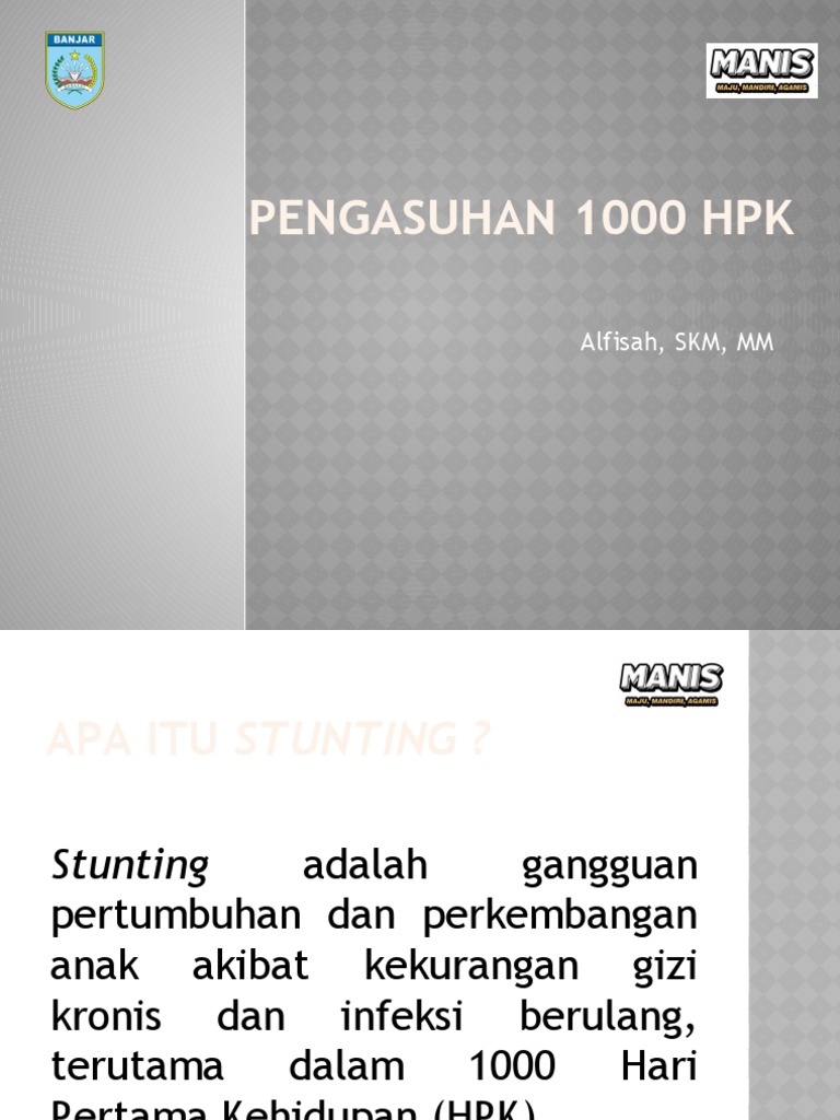 Pengasuhan 1000 HPK | PDF