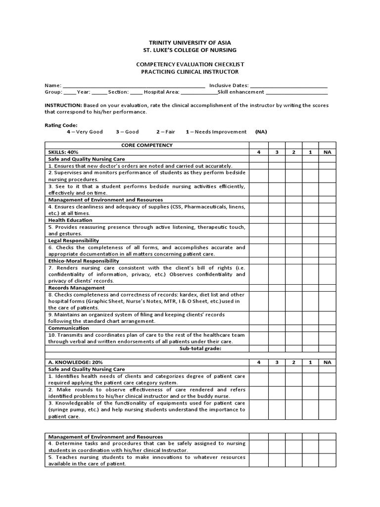 Pci Eval Tool | PDF | Nursing | Health Care