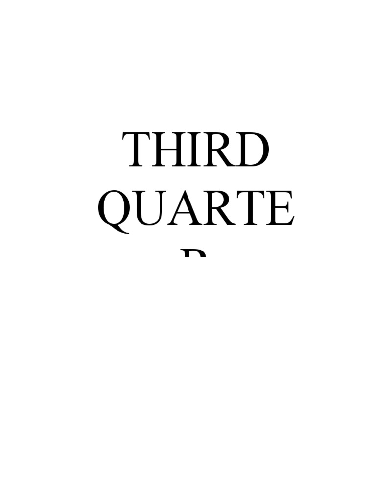PORTFOLIO-3rd-and-4th-Quarter Portfolio | PDF