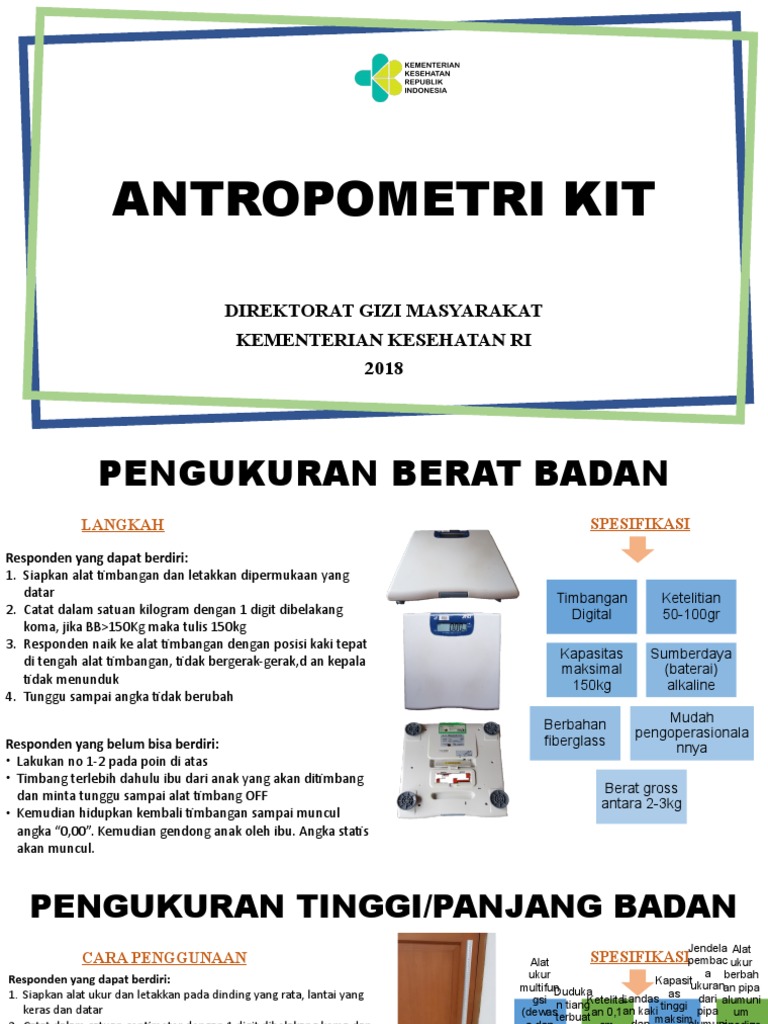 ANTROPOMETRI KIT Ringkas | PDF