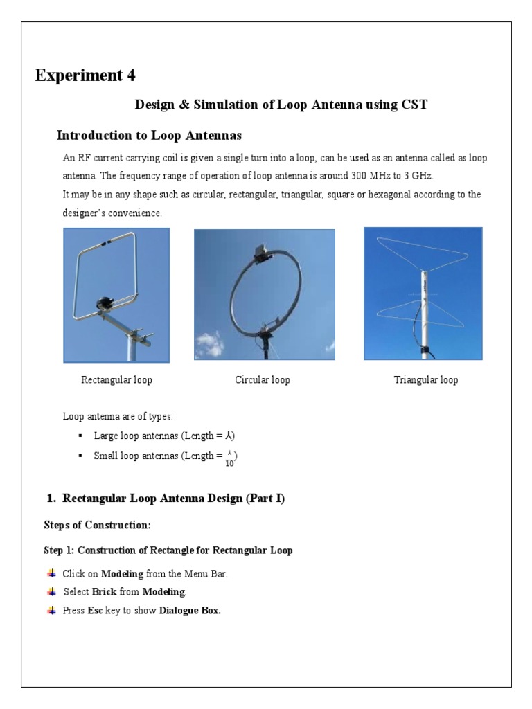 Lab 4 | Download Free PDF | Antenna (Radio) | Rectangle