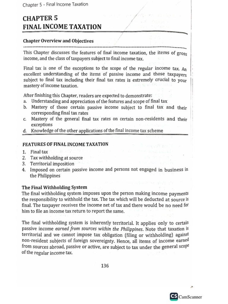 Chapter 5 | PDF | Dividend | Taxes