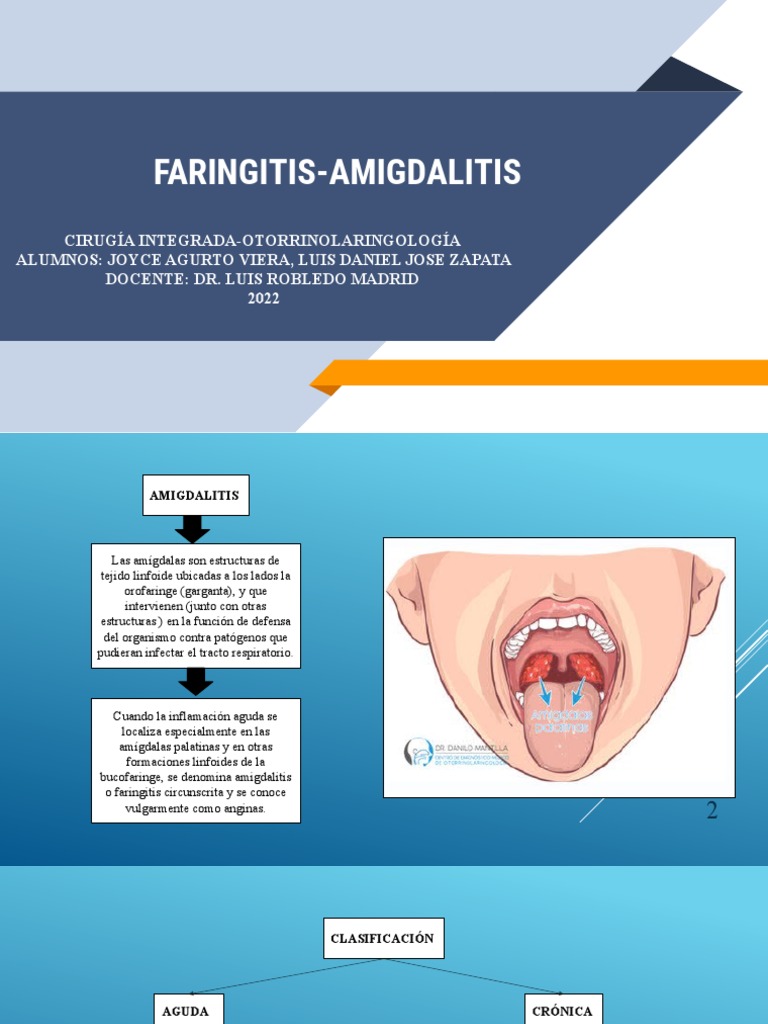 Amigdalitis | PDF | Inflamación | Inmunología