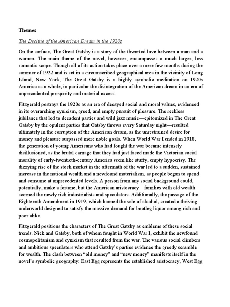 Spark Themes | PDF | The Great Gatsby