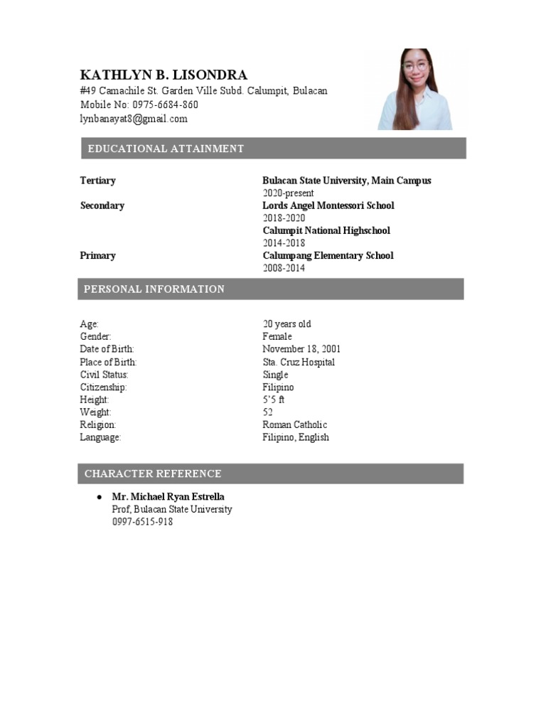 CV BR | PDF | Philippines