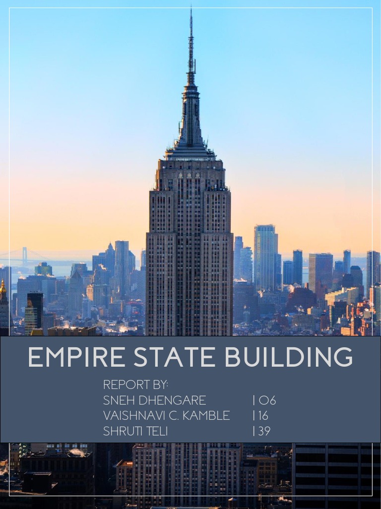 Steel Frame Structure - Empire State Building | Download Free PDF ...